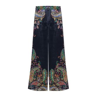 Etro Femme, Pantalons, Bleu, Taille: 38 FR Pantalon ample