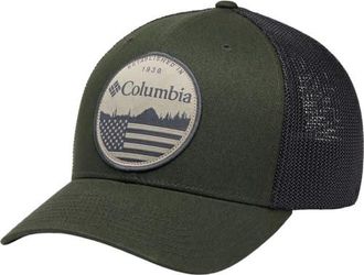 Columbia Casquette Unisexe en Maille, Motif Greenscape/Black/Flag, Taille L/XL