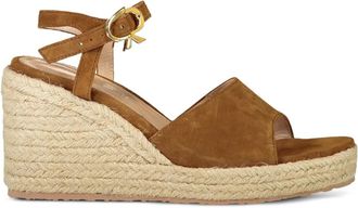 Gianvito Rossi Wedge-Sandalen mit Plateau - Braun