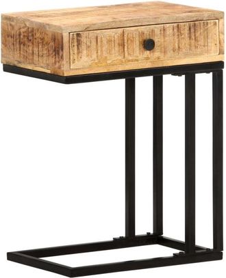 vidaXL Vidaxl - Beistelltisch U-Form 45x30x61 cm Mango Massivholz