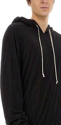 Rick Owens 100% Cotton Hoodie - Black