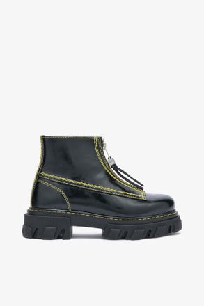 Ganni Bottes &agrave; crampons noires Noir - Pour Femme
