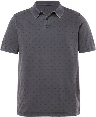 JP1880 Poloshirt Poloshirt Halbarm Piqu&eacute; Alloverdruck Vintage Look
