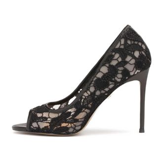 Kazar Spitze Peeptoe-Pumps - - Shoes - Damen - Schwarzk - 36 EU