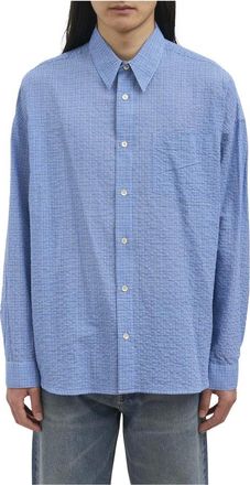 Sunflower Homme, Chemises, Bleu, Taille: XL Camicia Stable in Cotone