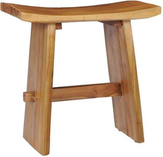 vidaXL Tabouret Bois de teck massif