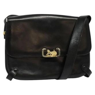 Celine Pre-owned Cuir sacs-celine - Femme - Pre-owned - Noir - Taille: ONE Size