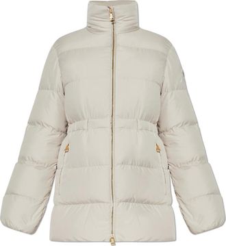 Moncler Femme, Vestes, Beige, Taille: 42 FR Doudoune Brossette