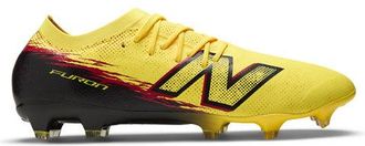 New Balance Unisex Furon Pro FG V8 in Gelb/Schwarz/Rot, Synthetik, Gr&ouml;&szlig;e 42.5