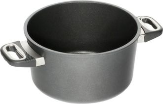 AMT Gastroguss Kochtopf 24 cm Ø, 14 cm hoch, induktionsgeeignet, Lotan Antihaft-Veredelung, Gusspfanne (Aluguss), AMZN-I-924