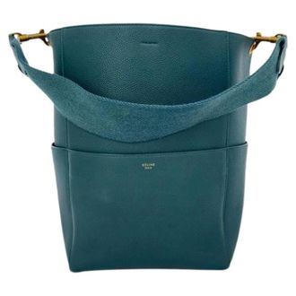 Celine Pre-owned Sac seau moyen Sangle - Femme - Pre-owned - Vert - Taille: ONE Size
