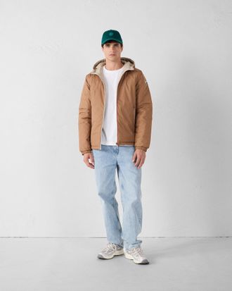 Jott Doudoune r&eacute;versible Sucre roux/beige Brummen - Taille 3XL