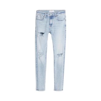 Calvin Klein Jeans Herren Skinny Baumwoll Jeans Zubeh&ouml;r - - Jeans - Herren - Blau - W36 L32