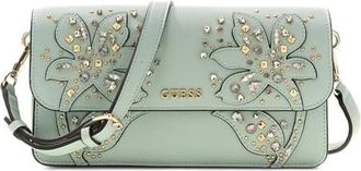 Guess sac &agrave; &eacute;paule bandouli&egrave;re Sadie Flap Shoulder Bag Light Sage menthe