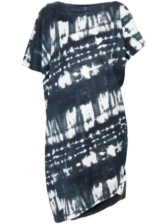 Vivienne Westwood robe mi-longue à imprimé tie dye (années 2020) - Bleu