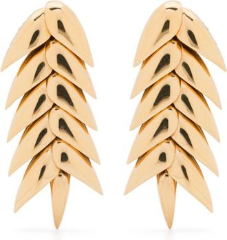 Bevza Kurze Spikelet Ohrringe - Gold