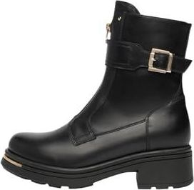 Nero Giardini I514862D Bottines Femme en Cuir - Noir 40 EU