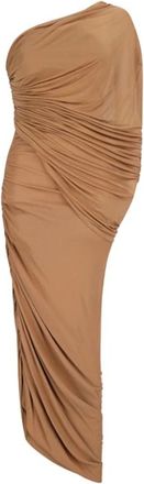 Giuseppe Di Morabito Femme, Robes, Brun, Taille: 40 FR Robe drap&eacute;e fronc&eacute;e sans bretelles