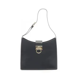 Ferragamo unisex, Pre-owned, Noir, Taille: ONE Size Sac port&eacute; &eacute;paule Pre-owned