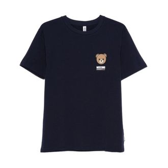 Moschino T-shirt Teddy Bear - - Tops - Herren - Blau - L