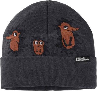 Jack Wolfskin GLEELY Beanie K One Size, Phantom All Over