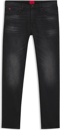 HUGO BOSS Hommes 734 Jean Extra Slim en Denim Stretch Noir