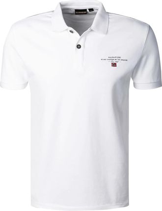 Napapijri Herren Polo-Shirt wei&szlig;