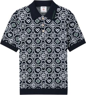 Casablanca Polo - Homme - Tops - Vert - Taille: M