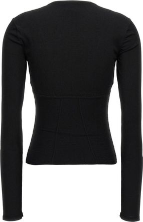 Nensi Dojaka Padded Bustier Bustier Top - Black