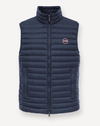 Colmar Leichte Steppweste mit Daunenf&uuml;llung und Label-Aufn&auml;her in