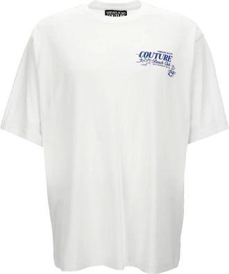 Versace Jeans Couture Homme, Tops, Blanc, Taille: L T-Chemises