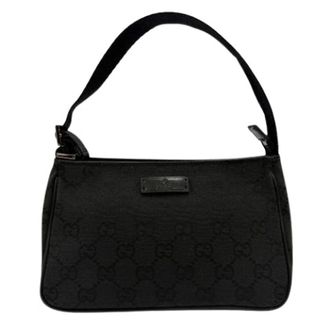 Gucci Sac bandouli&egrave;re en toile GG Pre-owned - Femme - Pre-owned - Noir - Taille: ONE Size
