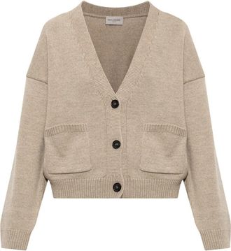 Paul & Shark Wollstrickjacke mit Taschen - - Knitwear - Damen - Beige - XS