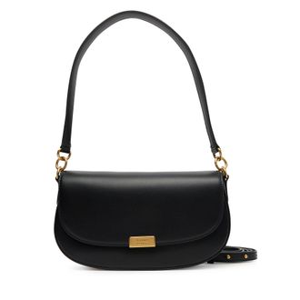 Tommy Hilfiger Handtasche Tommy Hilfiger Iconic Leather Crossover AW0AW18204 Schwarz