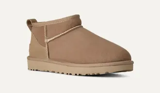 UGG Sheepskin-Lined Ankle Boot - Sand