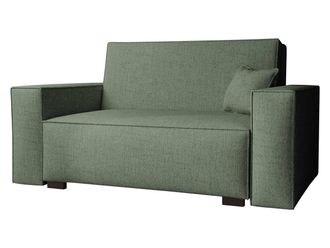 Mirjan24 Sofa Viva Duo II mit Schlaffunktion, 2 Sitzer Polstersofa mit Bettkasten inkl. Kissen, Schlafsofa, Bettsofa, Wohnlandschaft, Farbauswahl, Sofagarnitur