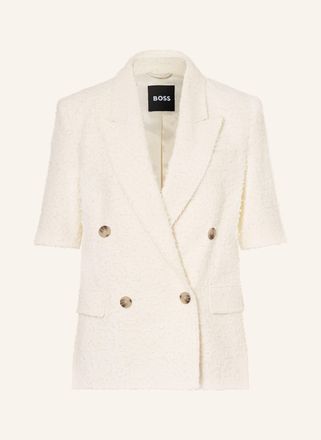 HUGO BOSS Tweed-Blazer Jaleto weiss