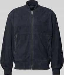 Boss Orange by Hugo Boss Regular Fit Bomberjacke aus reinem Ziegenleder Modell JONORVE