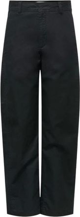 Jacqueline de Yong Jacqueline de Yong, Femme, Pantalons, Noir, Taille: 40 FR L32 Pantalon Droit Coupe D&eacute;contract&eacute;e