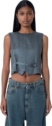 Maison Margiela Femme, Vestes, Gris, Taille: 36 FR Hauts