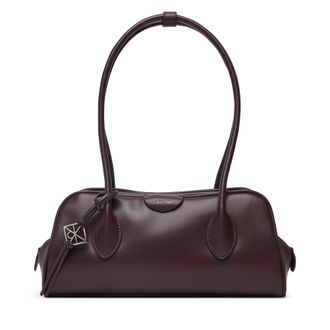 Calvin Klein Handtasche Calvin Klein Emblem Trio Shoulder Bag LV04F3369G Dunkelrot