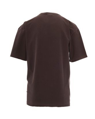 Carhartt Work in Progress Mens T-Shirt Loose Pocket Tobacco Organic Cotton T-Shirts And Polos