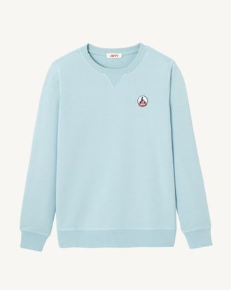 Jott Sweat en coton biologique Iceberg bleu Elvas - Taille XS