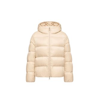 Moncler Moncler Doudoune Courte &Agrave; Capuche Feligule, Femme, Beige, Taille: 00