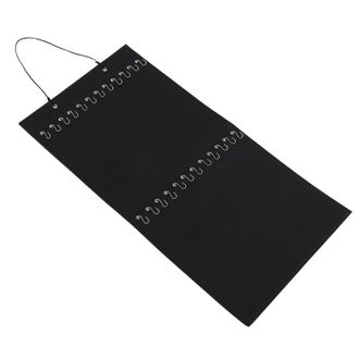 NUOBESTY Hochwertiger Filz Aufbewahrungsbeutel mit Haken H&auml;ngender Organizer f&uuml;r Schmuck Ohrringe Haarb&auml;nder Vielseitige Wand T&uuml;rtasche zur Praktischen Aufbewa