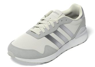 adidas Adidas Damen Run 60s 4.0 Shoes, Chalk White/Silver met./Grey Two, 40 2/3 EU