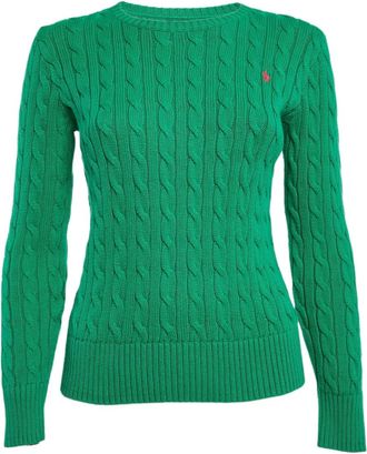 Polo Ralph Lauren pull en maille torsadé - Vert