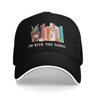 Generic Casquette pour Homme, The Banned Books Chapeau de Camionneur, Casquettes pour Hommes, Casquette de Baseball pour Femmes, Casquette de Baseball f&eacute;minin