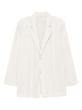 Homme Plissé Issey Miyake Gestreiftes Sakko - Nude