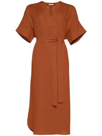 Eres robe Bibi à coupe mi-longue - Marron